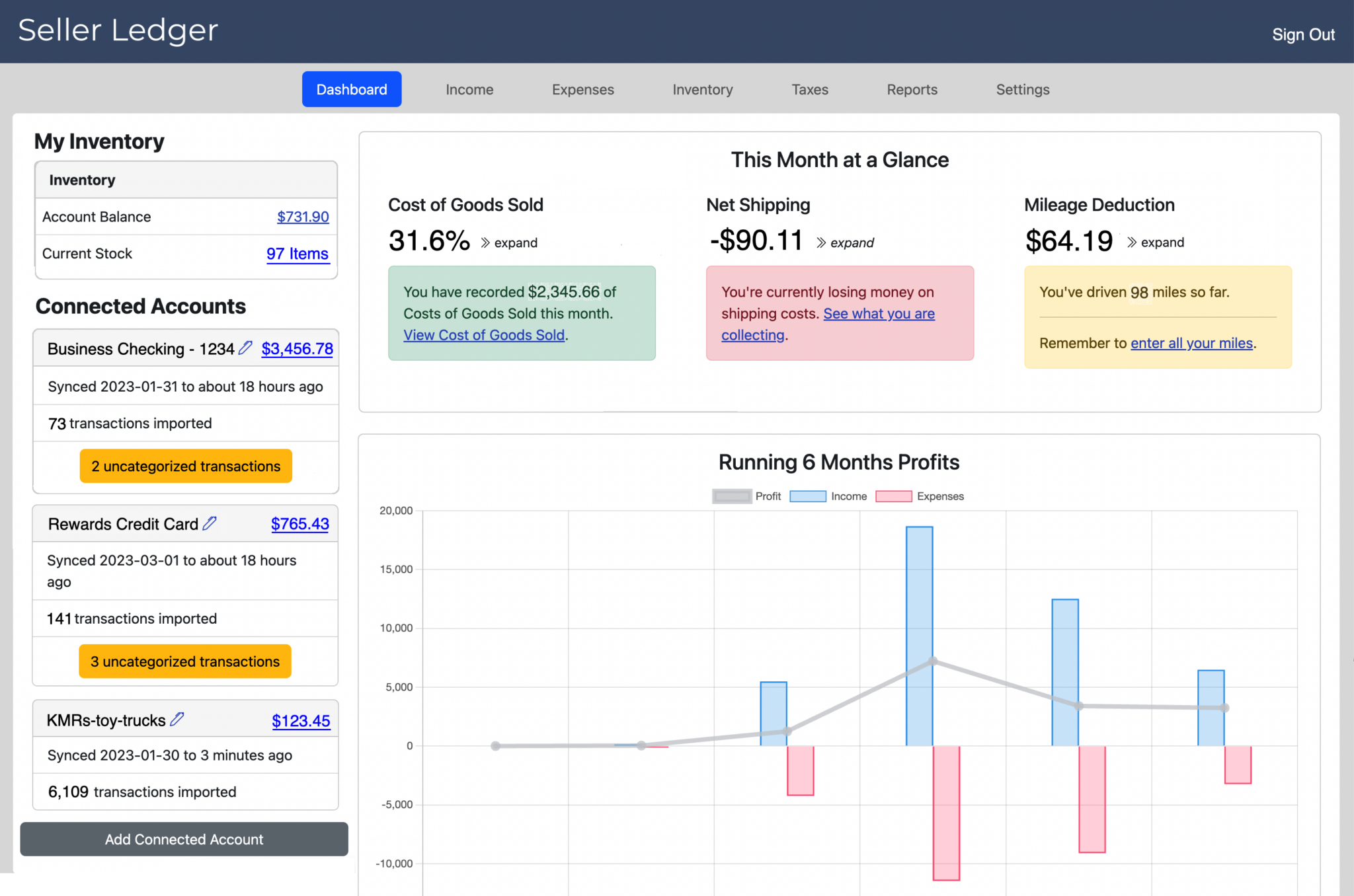 Seller Ledger | Reviews, Pricing & Demos - SoftwareAdvice AU
