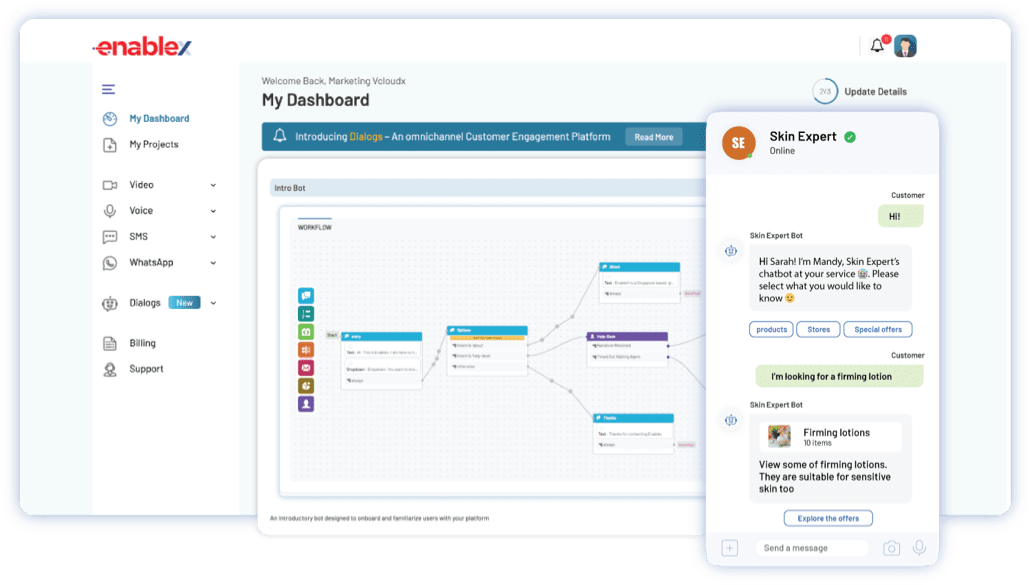 EnableX Dialogs Cloud | Reviews, Pricing & Demos - SoftwareAdvice GB