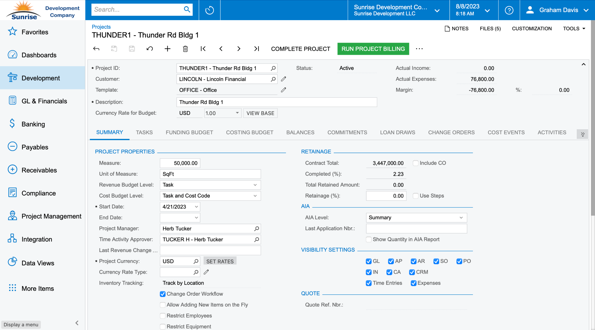 Acumatica Real Estate Development Accounting | Reviews, Pricing & Demos ...
