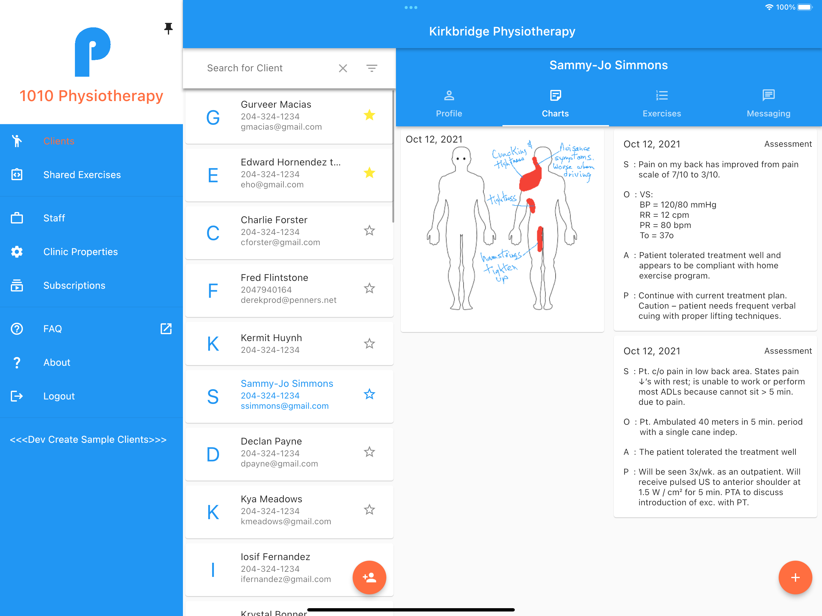 1010 Physiotherapy Software - 2024 Reviews, Pricing & Demo