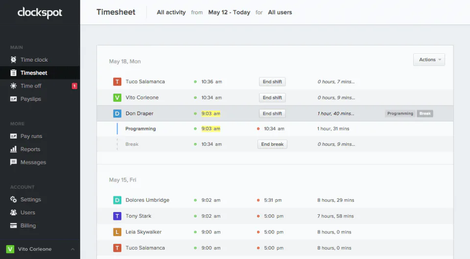 Clockspot Cost & Reviews - Capterra Australia 2026