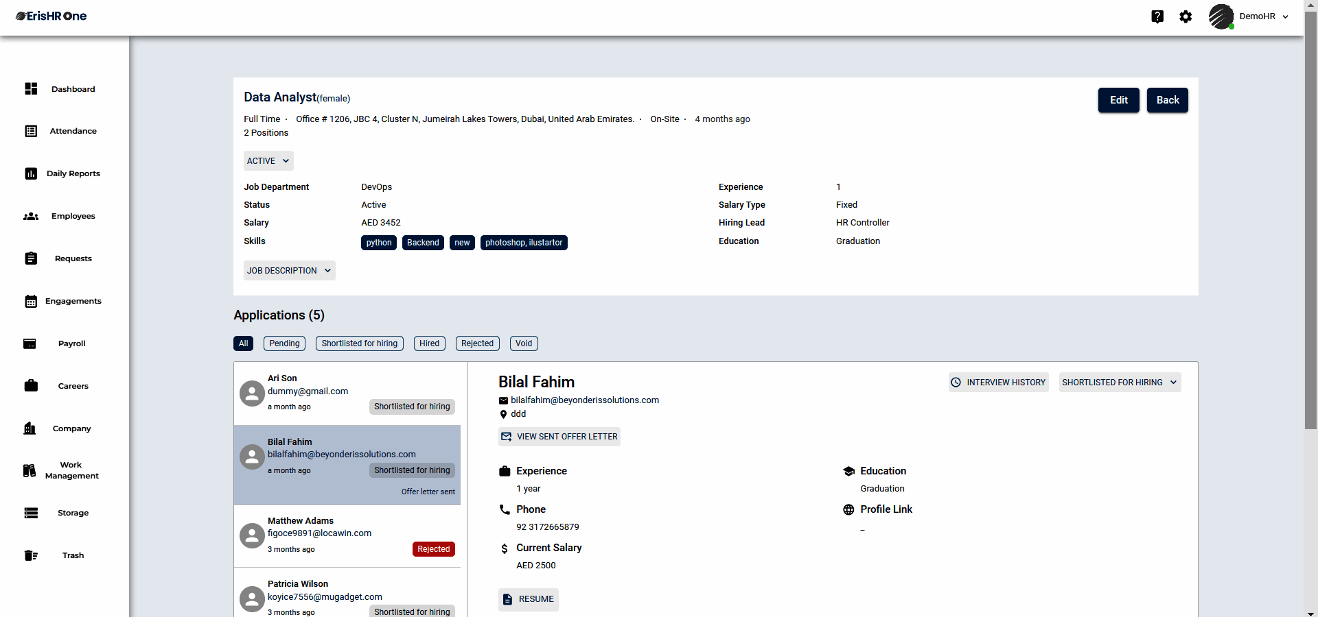 ErisHR One Reviews, Pricing & Ratings | GetApp NZ 2024