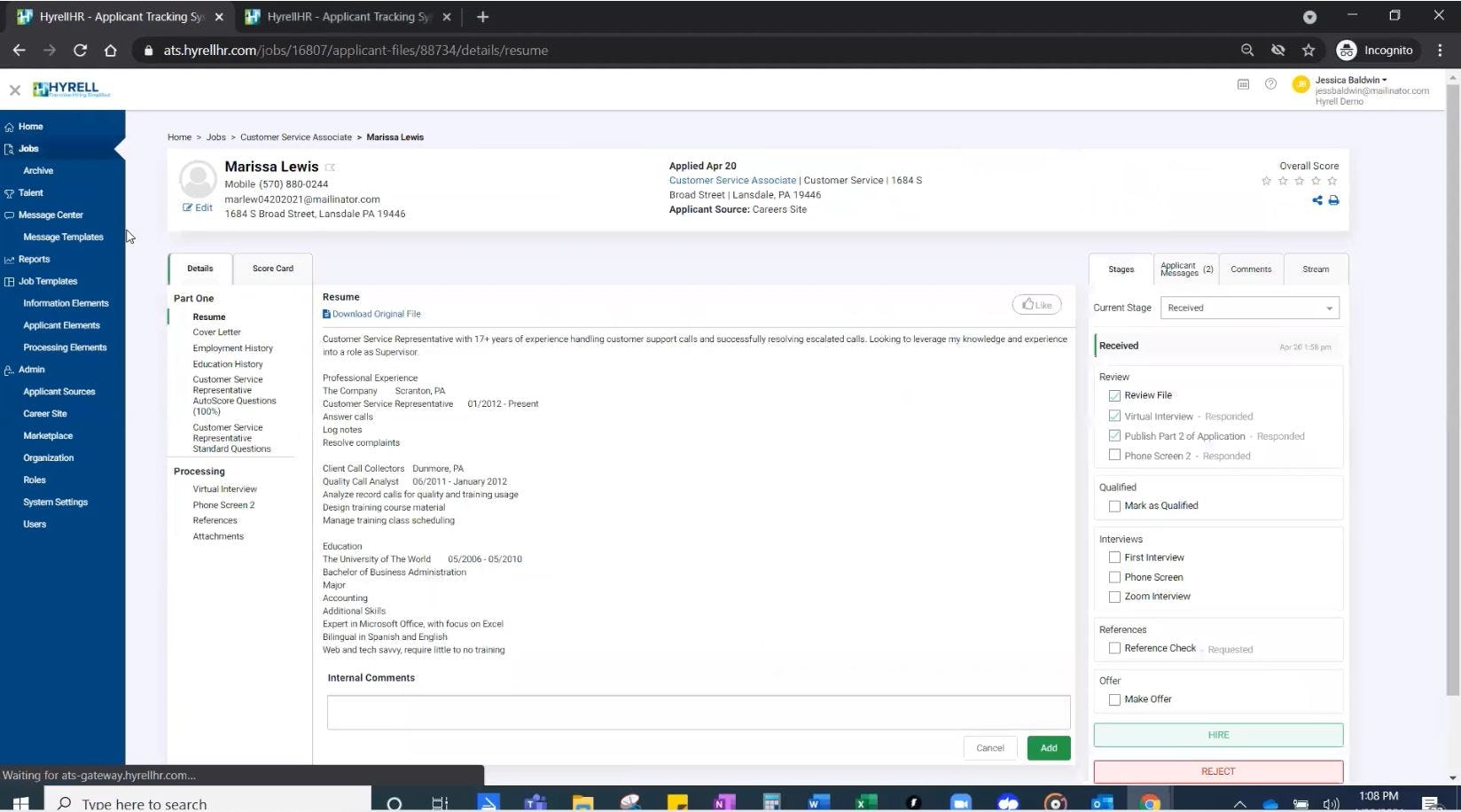 Hyrell Hiring Solutions Software - 2025 Reviews, Pricing & Demo