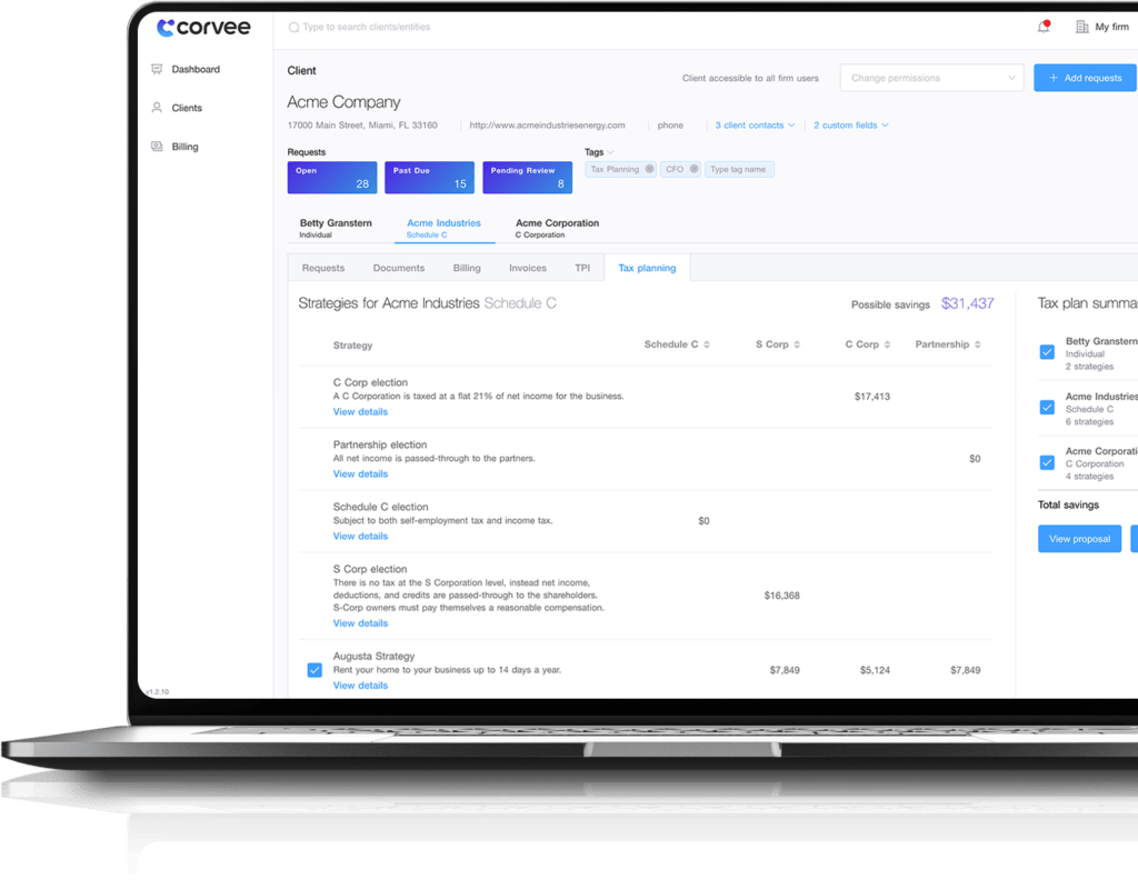 Corvee Tax Planning Pricing, Alternatives & More 2022 - Capterra