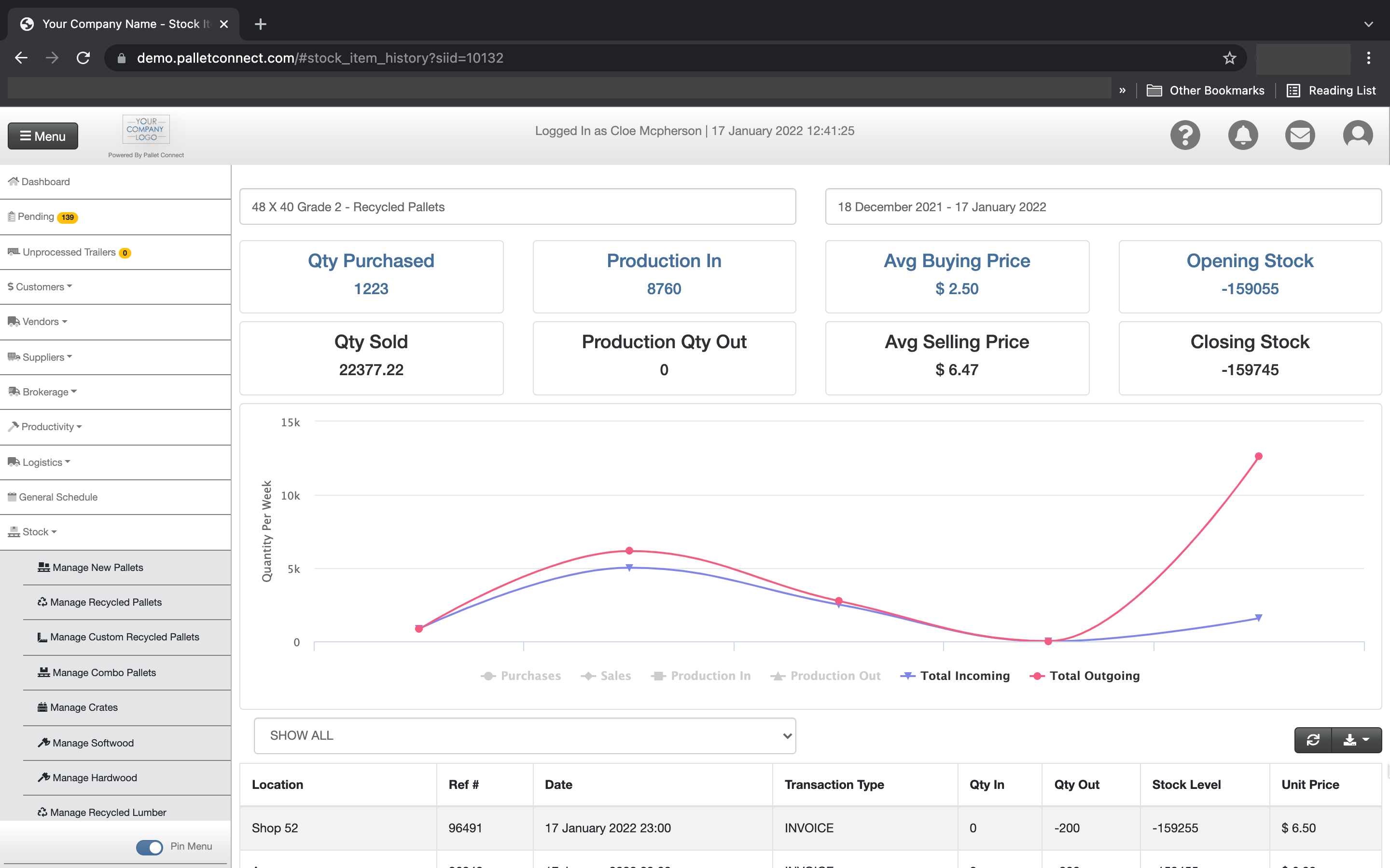 Pallet Connect Software - 2024 Reviews, Pricing & Demo