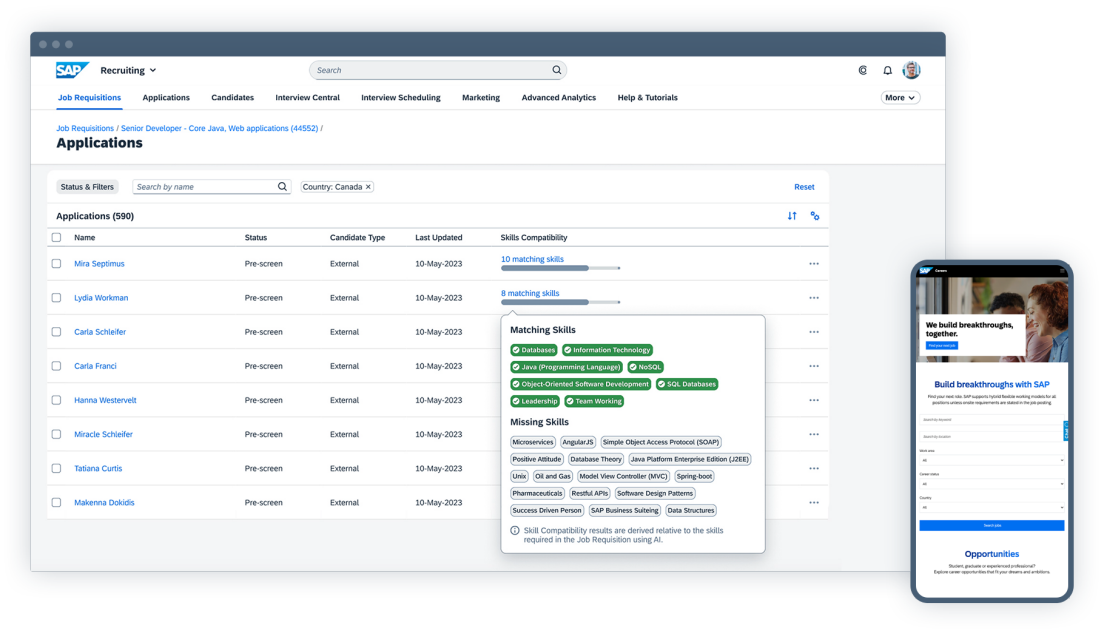 SAP SuccessFactors HCM Price, Features, Reviews & Ratings - Capterra India