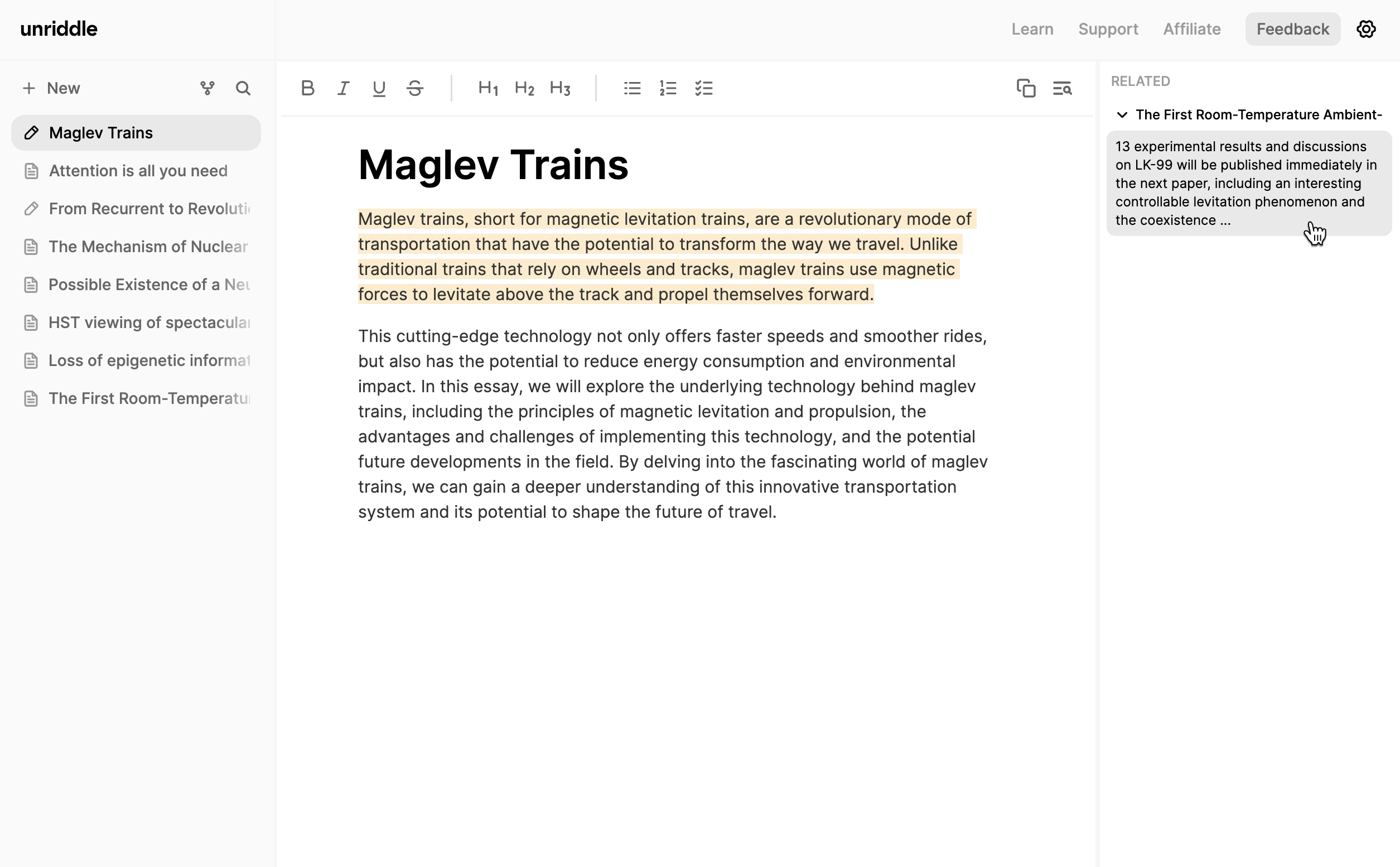 Unriddle Pricing, Alternatives & More 2025 | Capterra