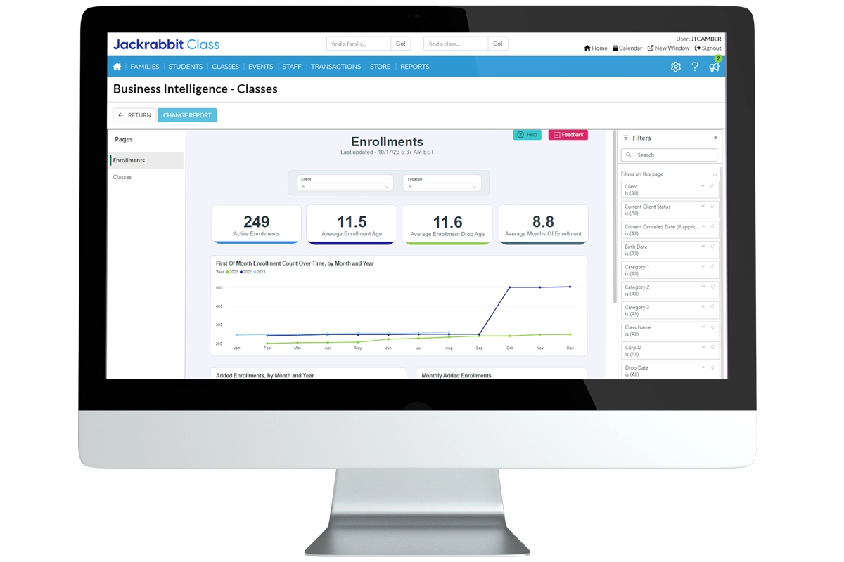 Jackrabbit Gymnastics Software - 2025 Reviews, Pricing & Demo