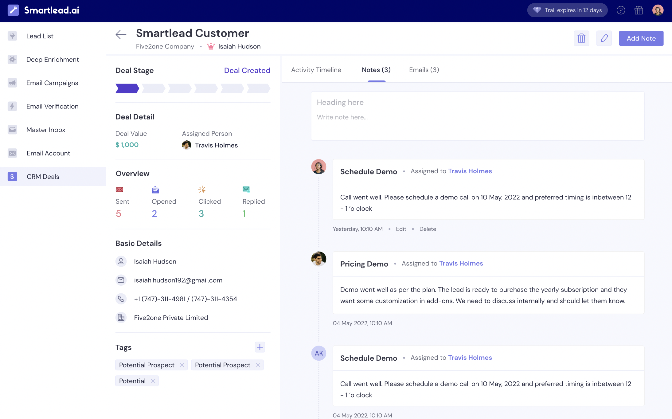 Smartlead 2025 Pricing, Features, Reviews & Alternatives | GetApp