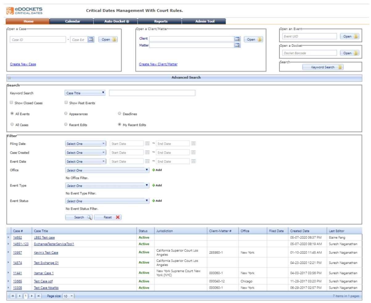 eDockets Software - 2025 Reviews, Pricing & Demo