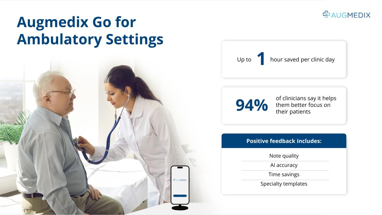 Augmedix Go Pricing, Alternatives & More 2025 | Capterra