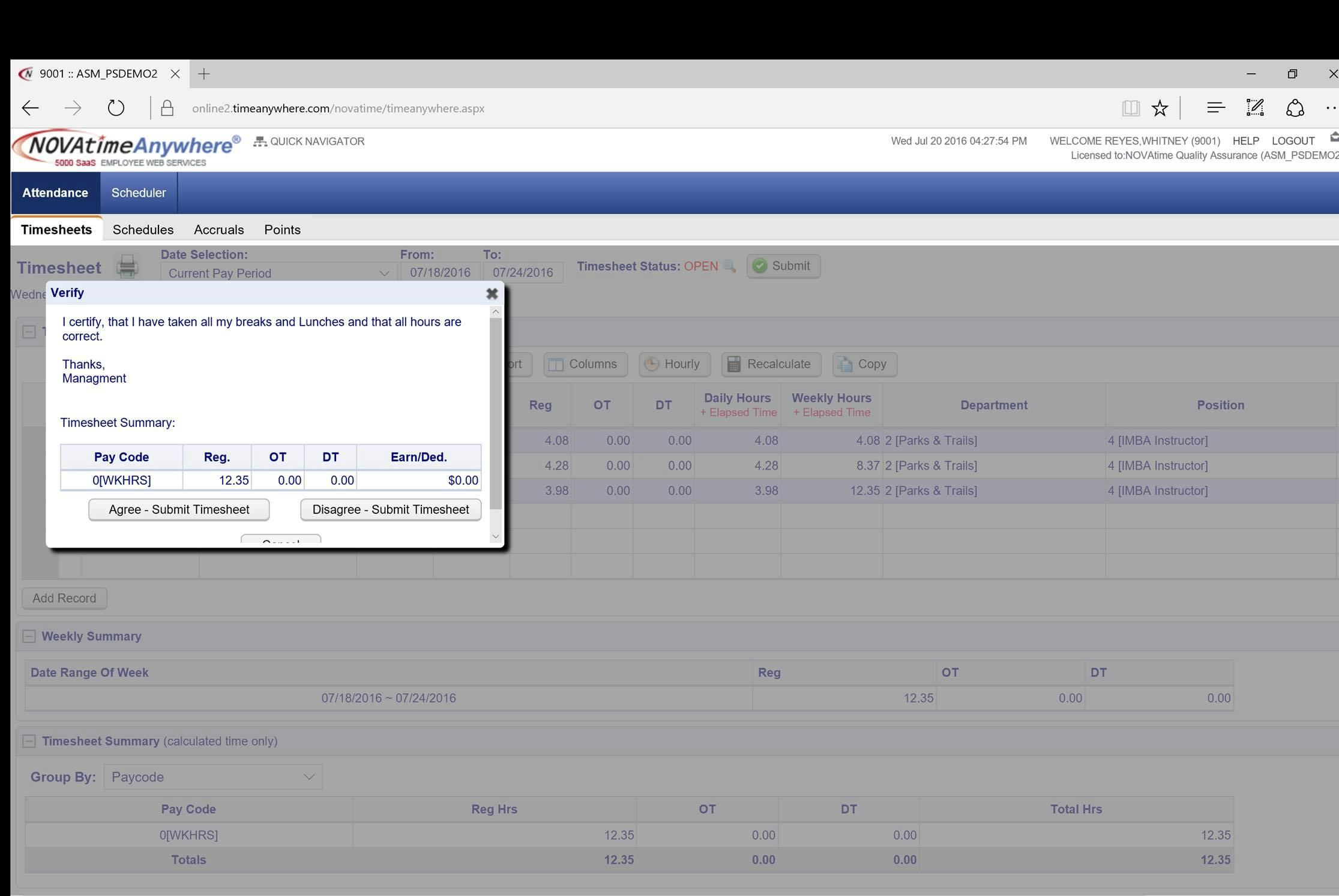 NOVAtime Software - 2022 Reviews, Pricing & Demo