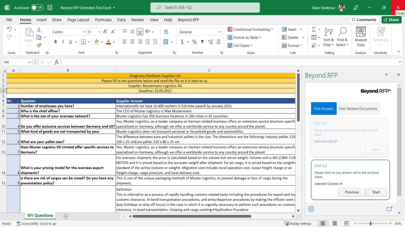 Beyond.RFP | Reviews, Pricing & Demos - SoftwareAdvice IE