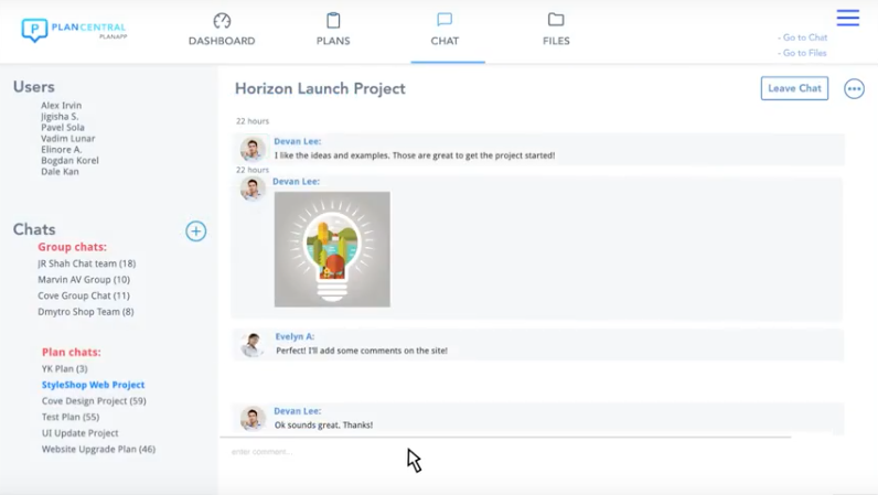 PlanCentral - Prix, tarif, abonnement et avis | GetApp France 2025