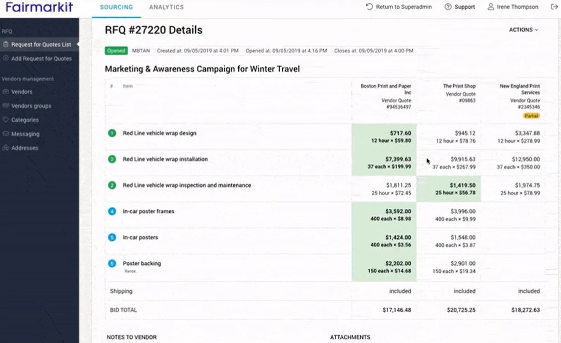 Fairmarkit Reviews, Demo & Pricing - 2022