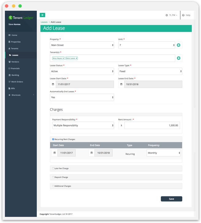 Whats Tenant Ledger