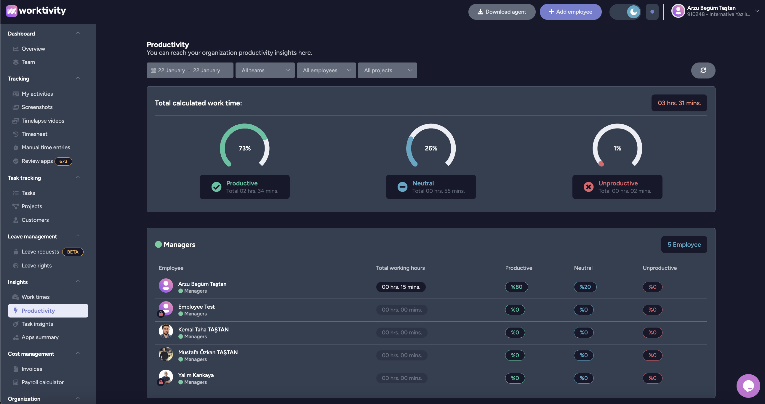 Worktivity Software - 2025 Reviews, Pricing & Demo