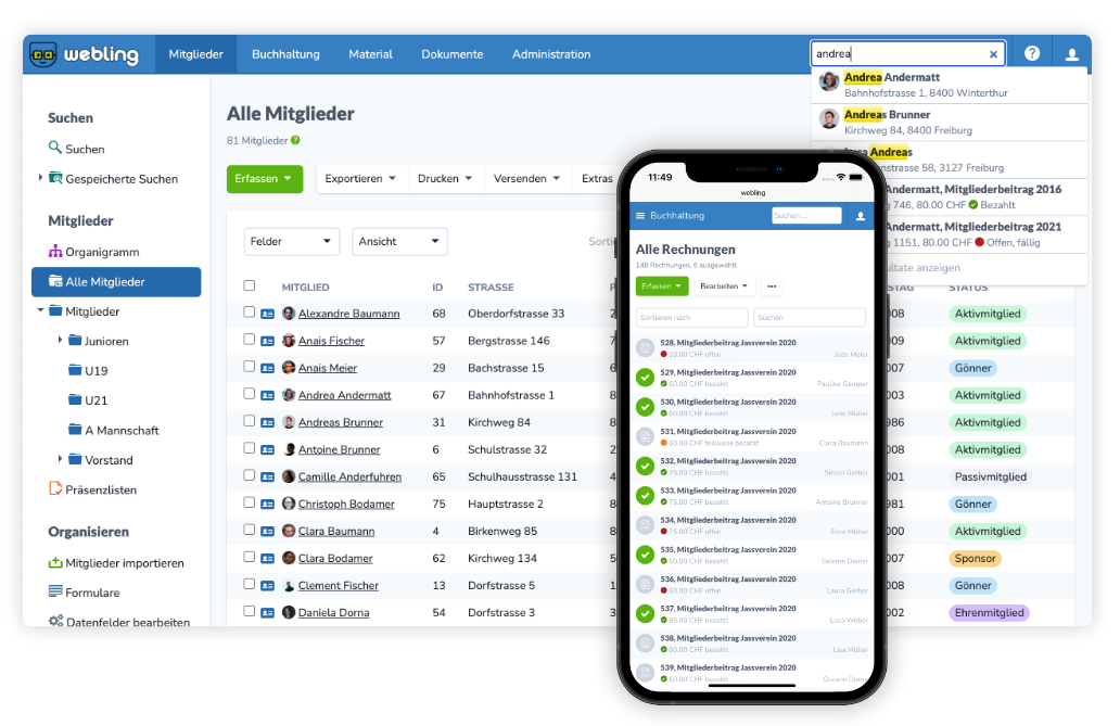 Webling Software 2024 – Reviews, Preise & Live-Demos