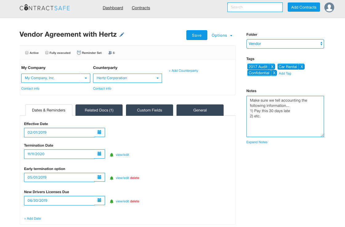 ContractSafe Software - 2024 Reviews, Pricing & Demo