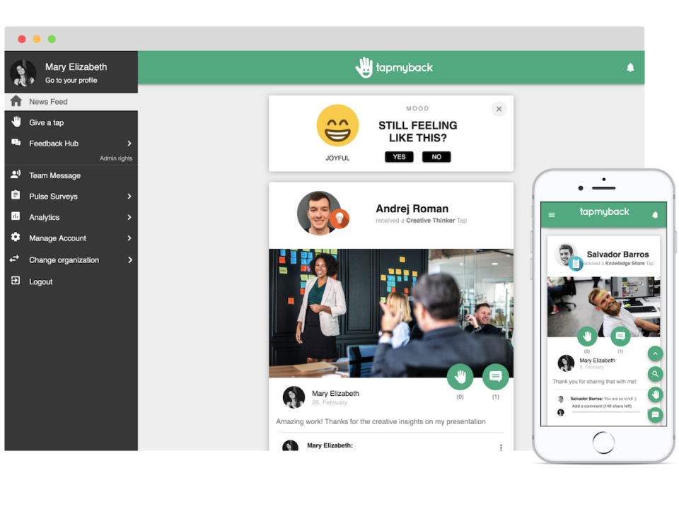 Tap My Back | Reviews, Pricing & Demos - SoftwareAdvice AU