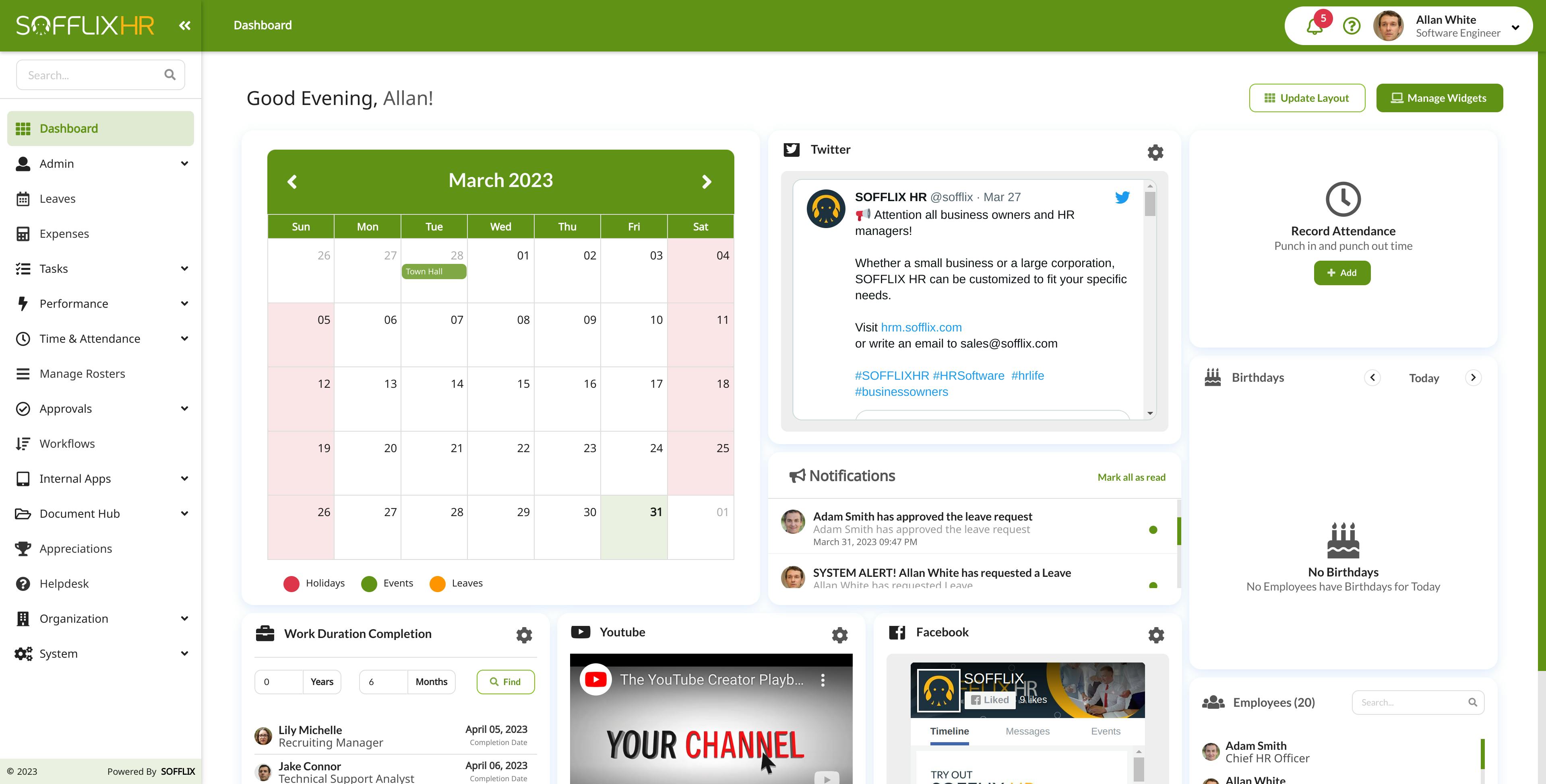 SOFFLIX HR Pricing, Alternatives & More 2024 | Capterra