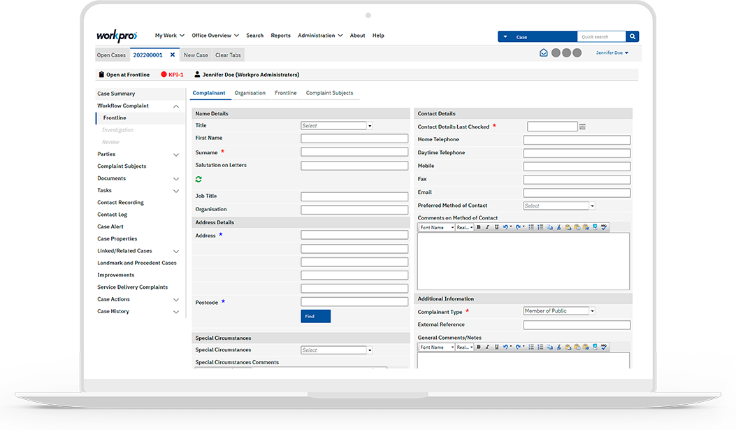Workpro Complaints Management System Software - 2023 Reviews, Pricing ...