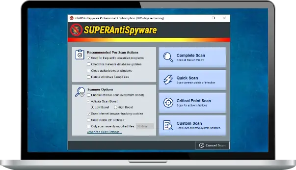 SUPERAntiSpyware Software Reviews, Demo & Pricing - 2024