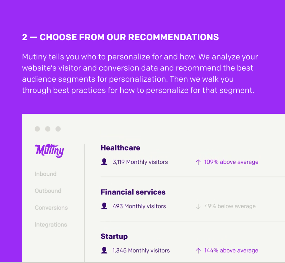 Mutiny Pricing, Alternatives & More 2025 | Capterra