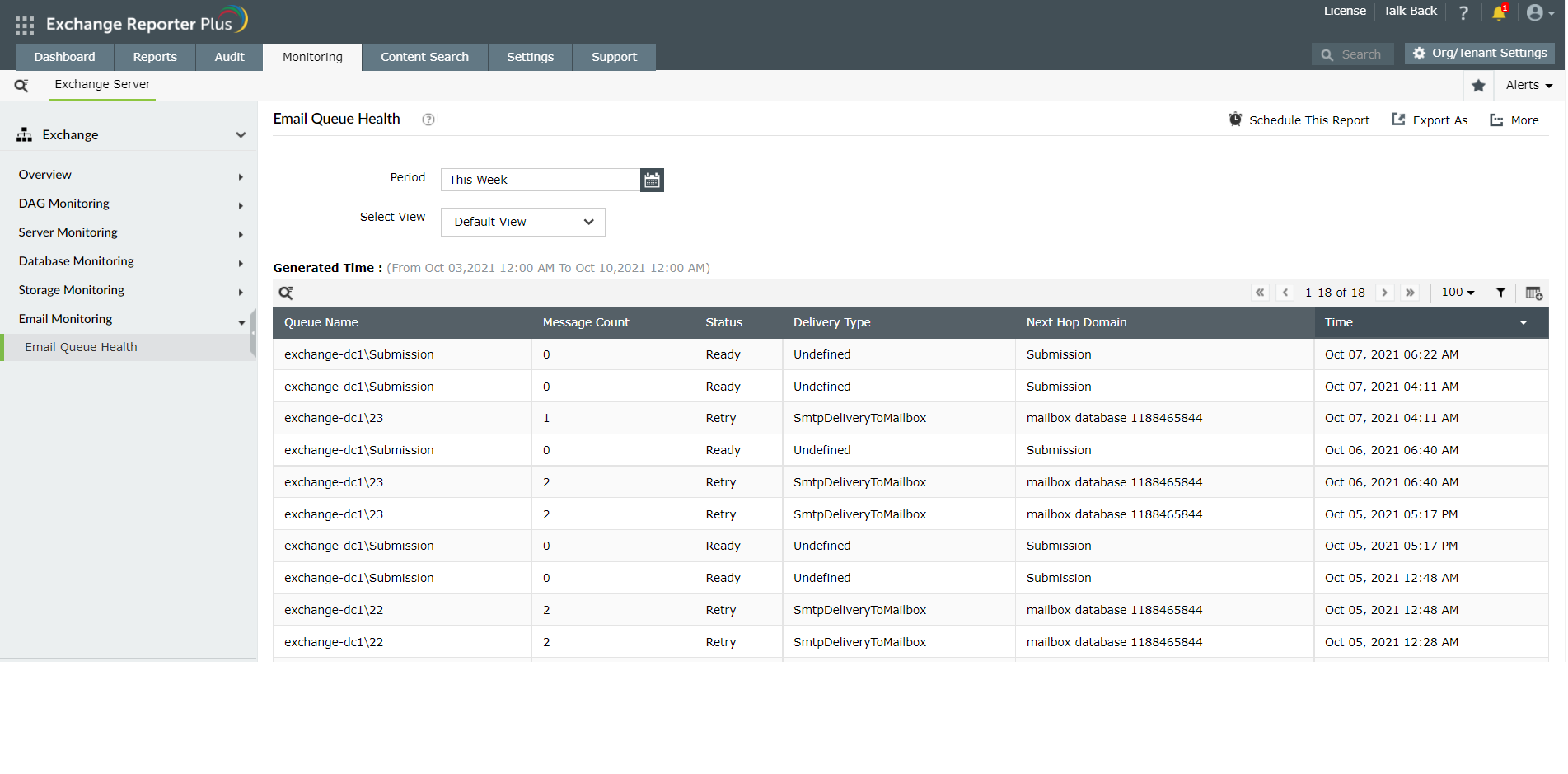 ManageEngine Exchange Reporter Plus Pricing, Cost & Reviews - Capterra ...
