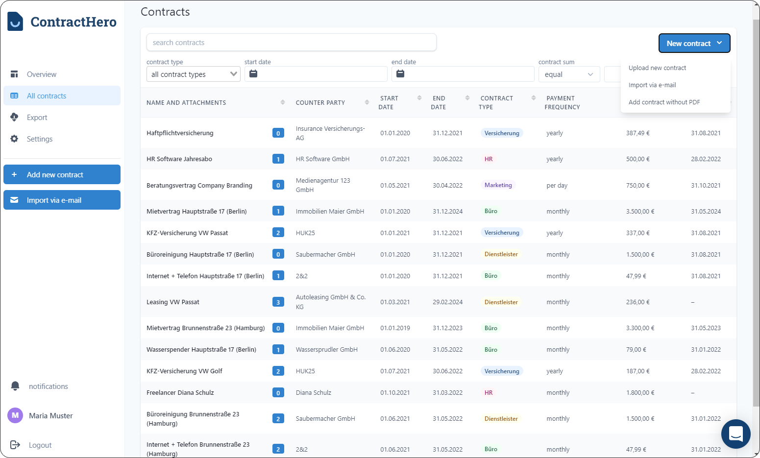 ContractHero Software - 2022 Reviews, Pricing & Demo