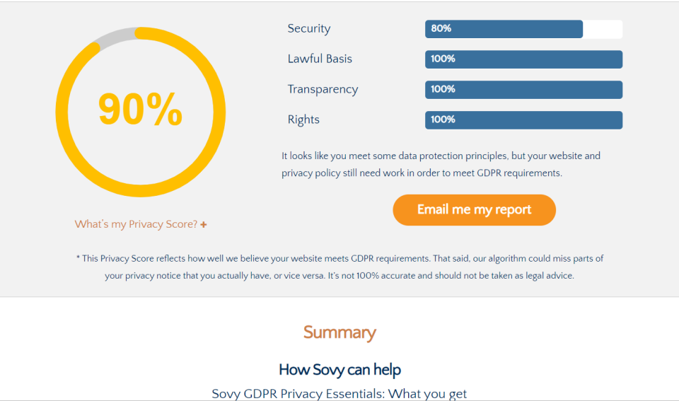 Sovy GDPR Privacy Essentials Cost & Reviews - Capterra Australia 2026