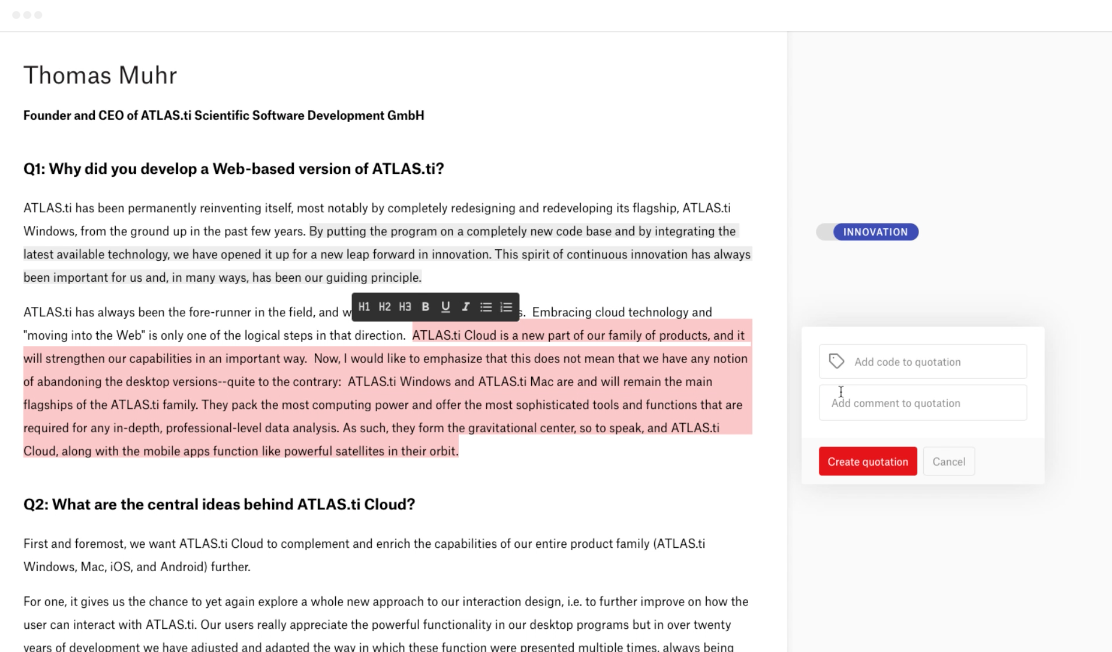 ATLAS.ti: precios, funciones y opiniones | GetApp Chile 2021