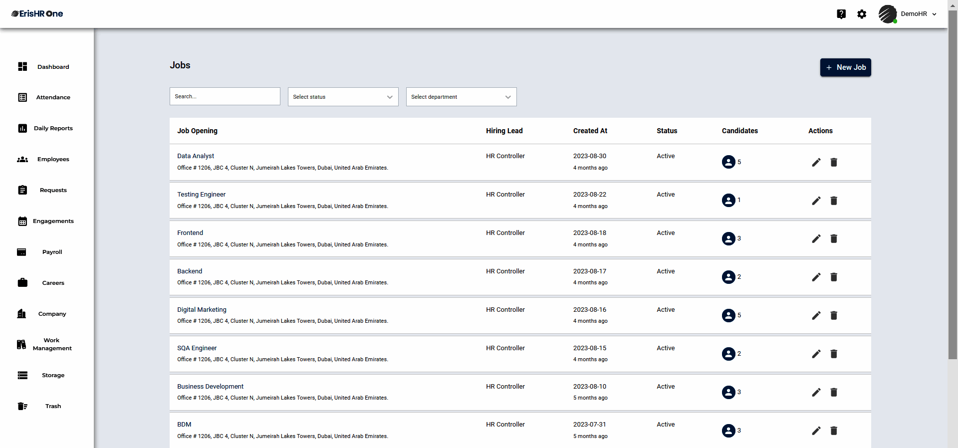ErisHR One | Reviews, Pricing & Demos - SoftwareAdvice IE