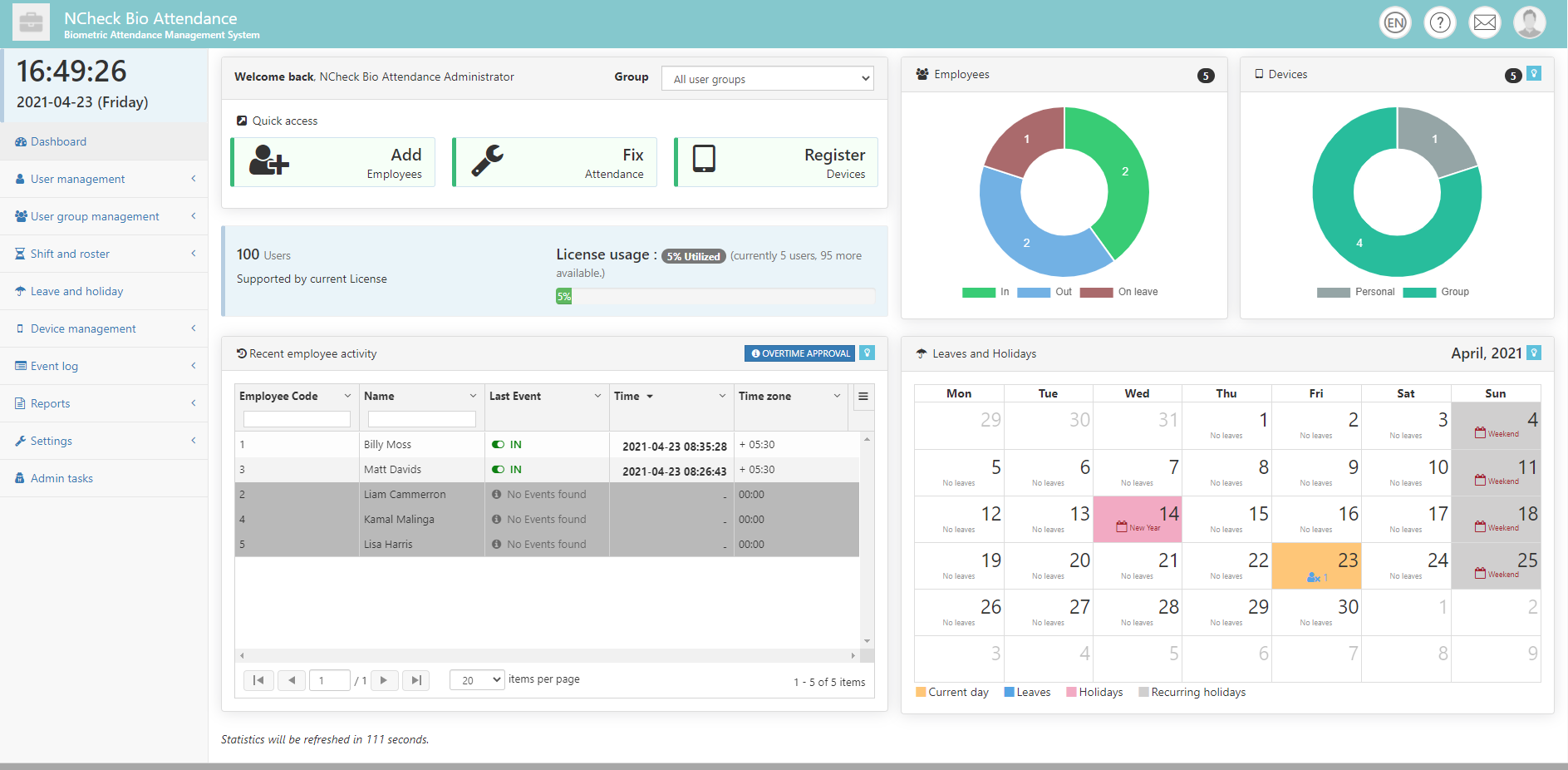NCheck Bio Attendance Reviews, Cost & Features | GetApp Australia 2023