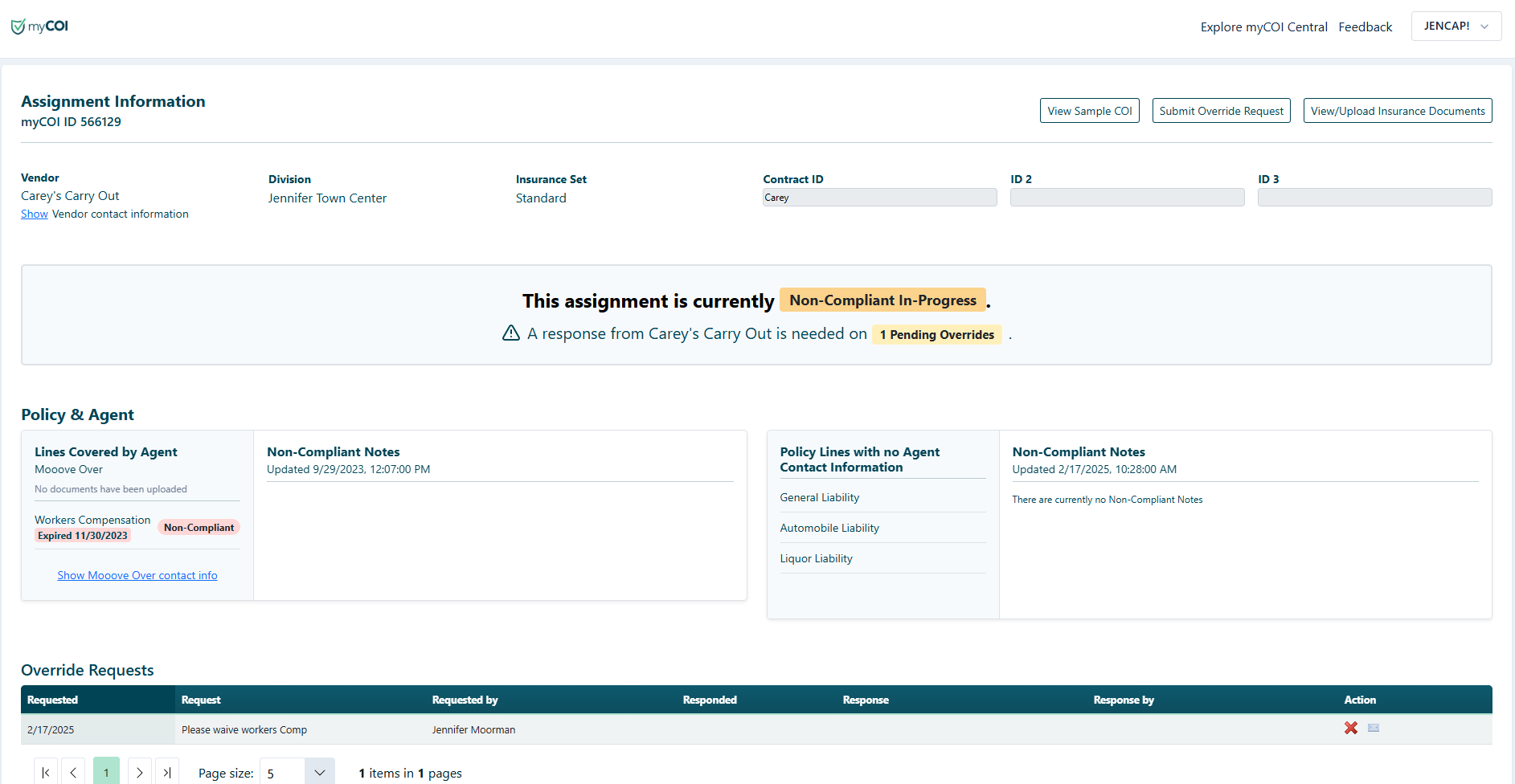 myCOI Pricing, Alternatives & More 2025 | Capterra