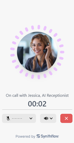 Synthflow AI Receptionist Software - 2024 Reviews, Pricing & Demo