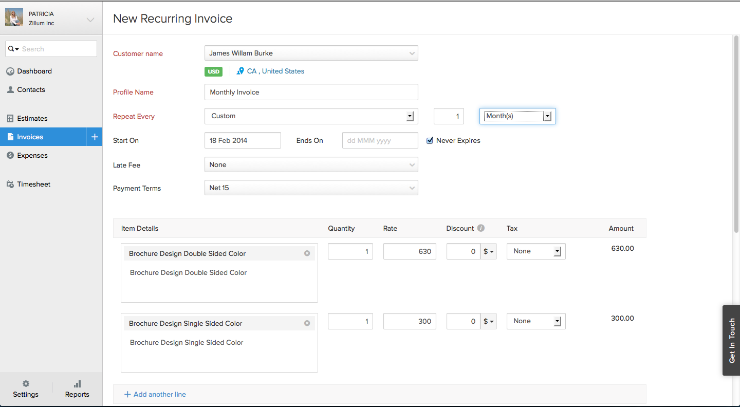 Zoho Invoice Reviews, Pricing & Ratings | GetApp NZ 2021