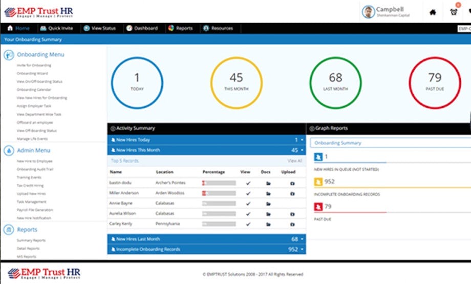 EMP Trust HR Software - 2025 Reviews, Pricing & Demo