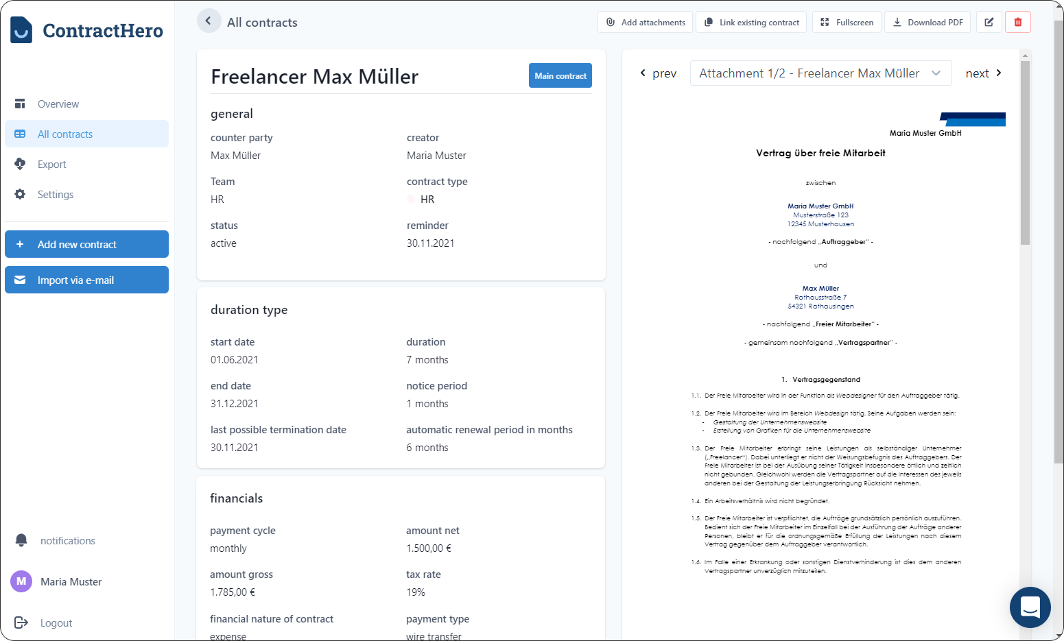 ContractHero Software - 2022 Reviews, Pricing & Demo