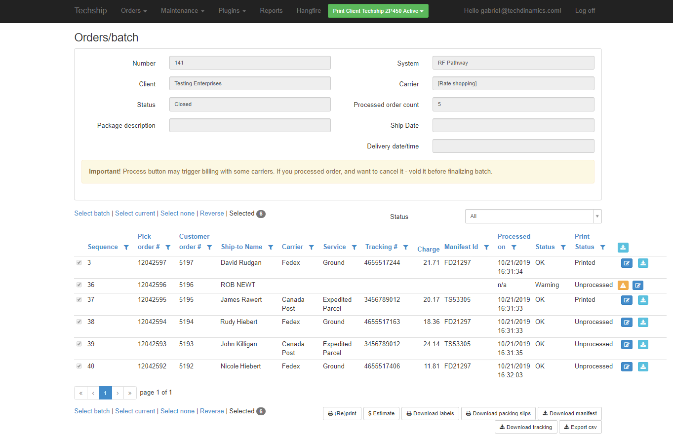 techSHIP Software - 2025 Reviews, Pricing & Demo