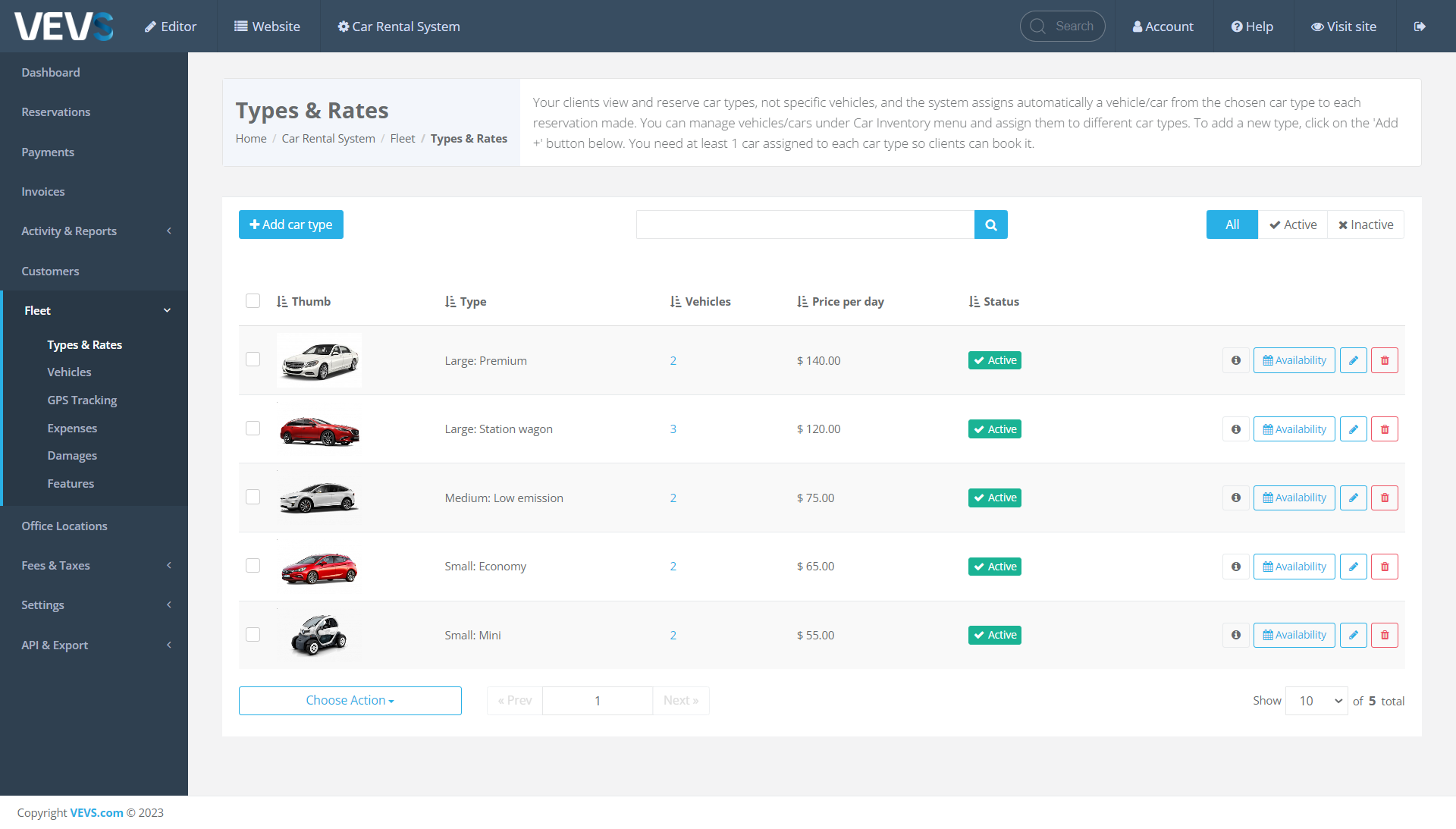 VEVS Rental Software | Reviews, Pricing & Demos - SoftwareAdvice AU