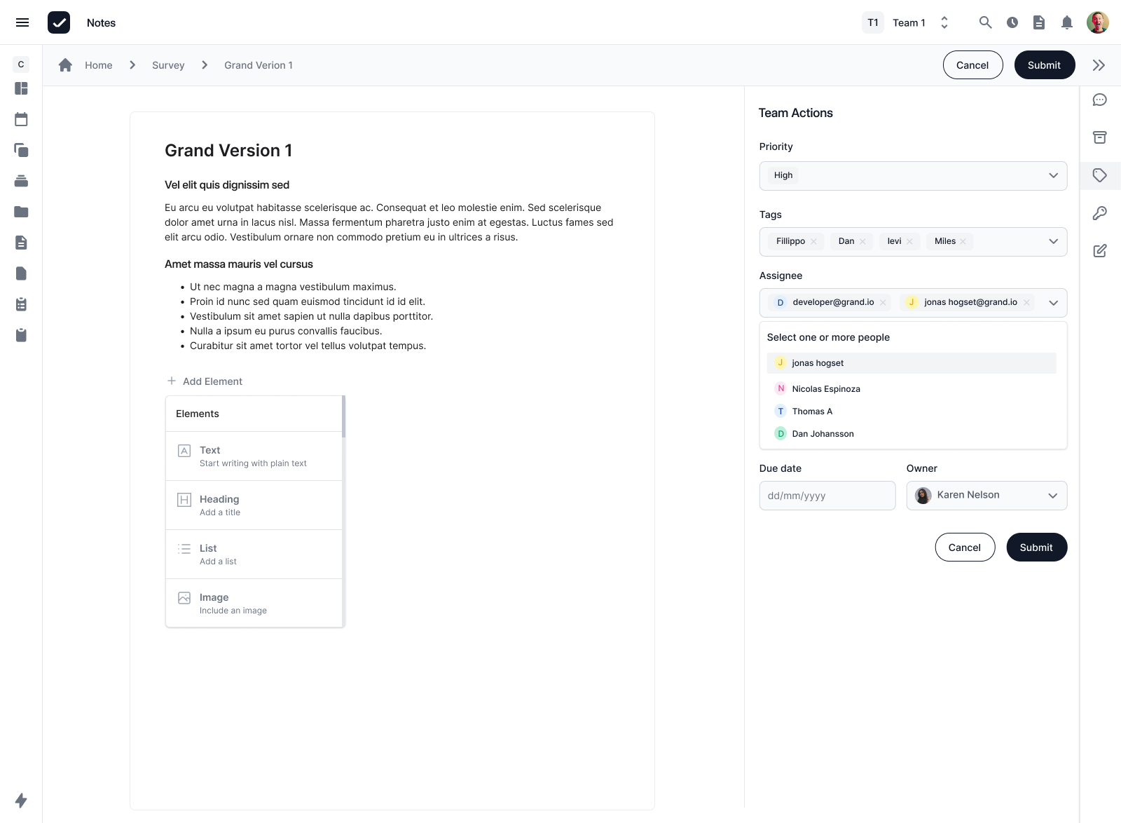Grand: precios, funciones y opiniones | GetApp España 2025