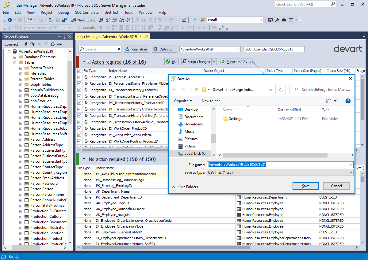 dbForge Index Manager for SQL Server Software - 2024 Reviews, Pricing ...