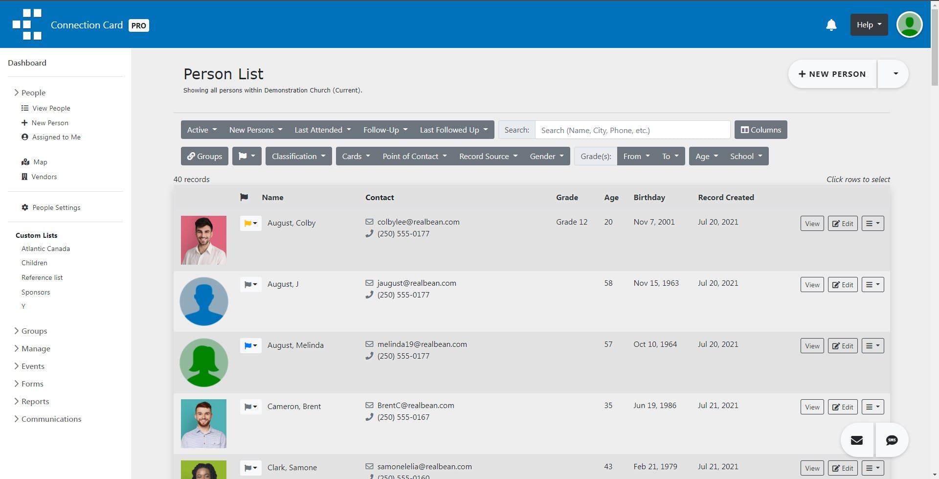 Connection Card Software - 2023 Reviews, Pricing & Demo
