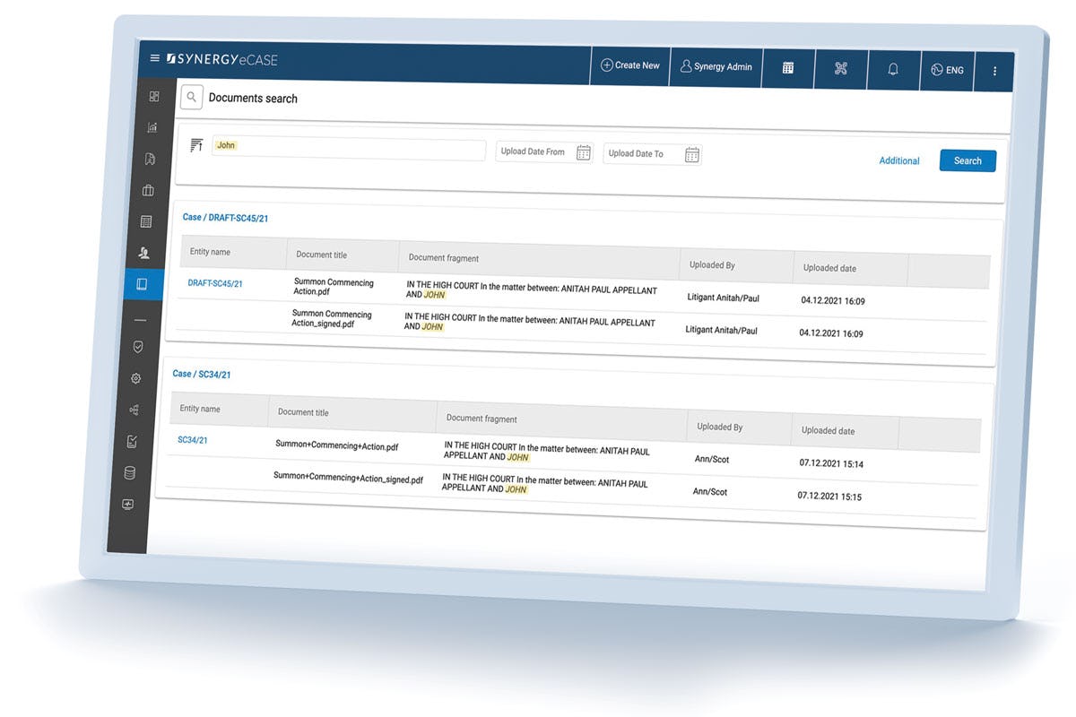 Synergy Case Management System Software - 2025 Reviews, Pricing & Demo