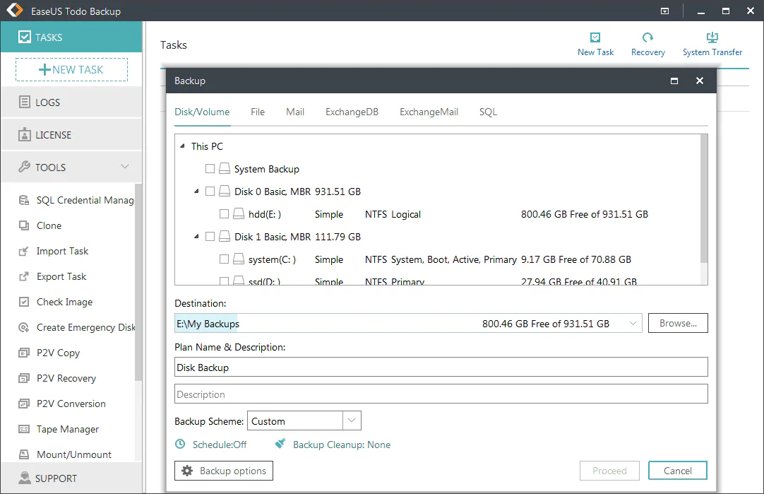 EaseUS Todo Backup Server Price, Features, Reviews & Ratings - Capterra ...