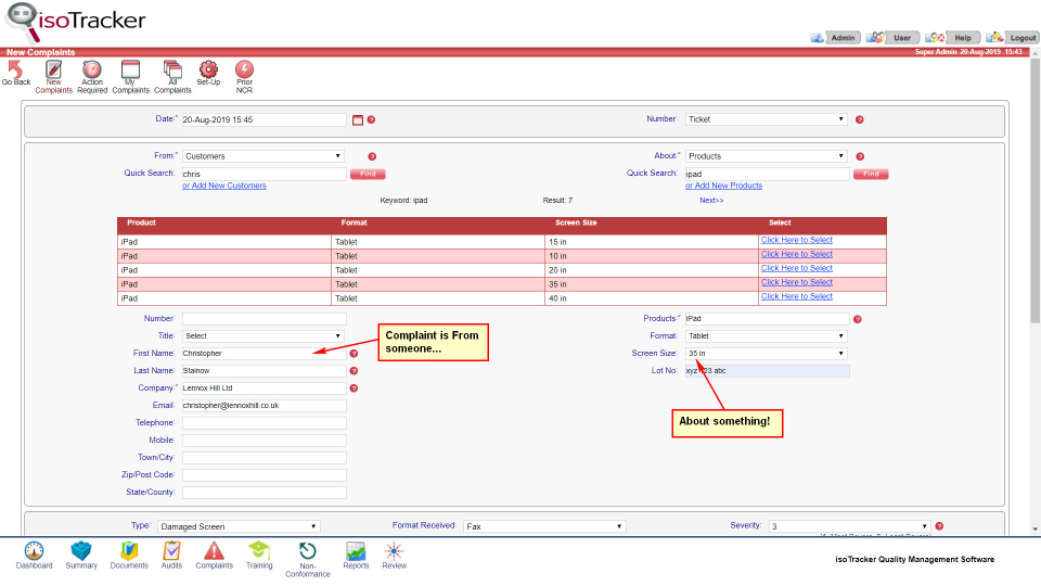 isoTracker Complaints Management - Avis, notes, prix et abonnements ...