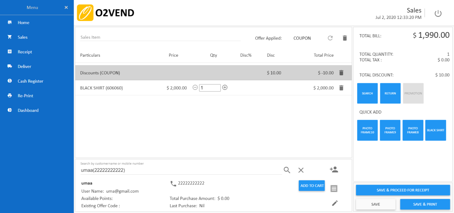 O2VEND Software - 2024 Reviews, Pricing & Demo