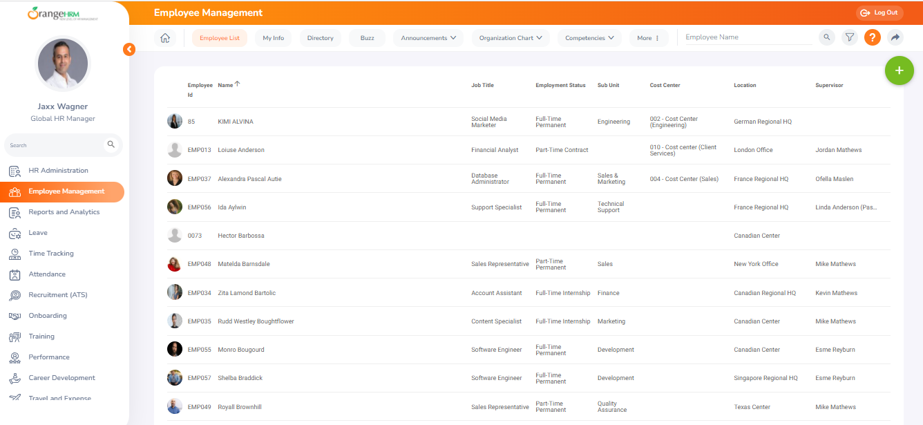 OrangeHRM Software - 2022 Reviews, Pricing & Demo