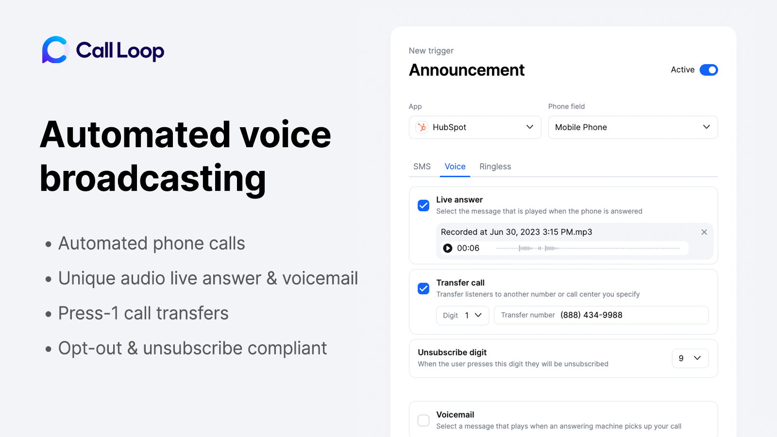 Call Loop Software - 2025 Reviews, Pricing & Demo